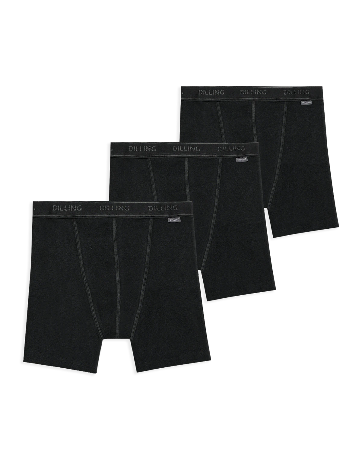Men's merino wool boxer shorts (3-pack) - Free shipping - Dilling