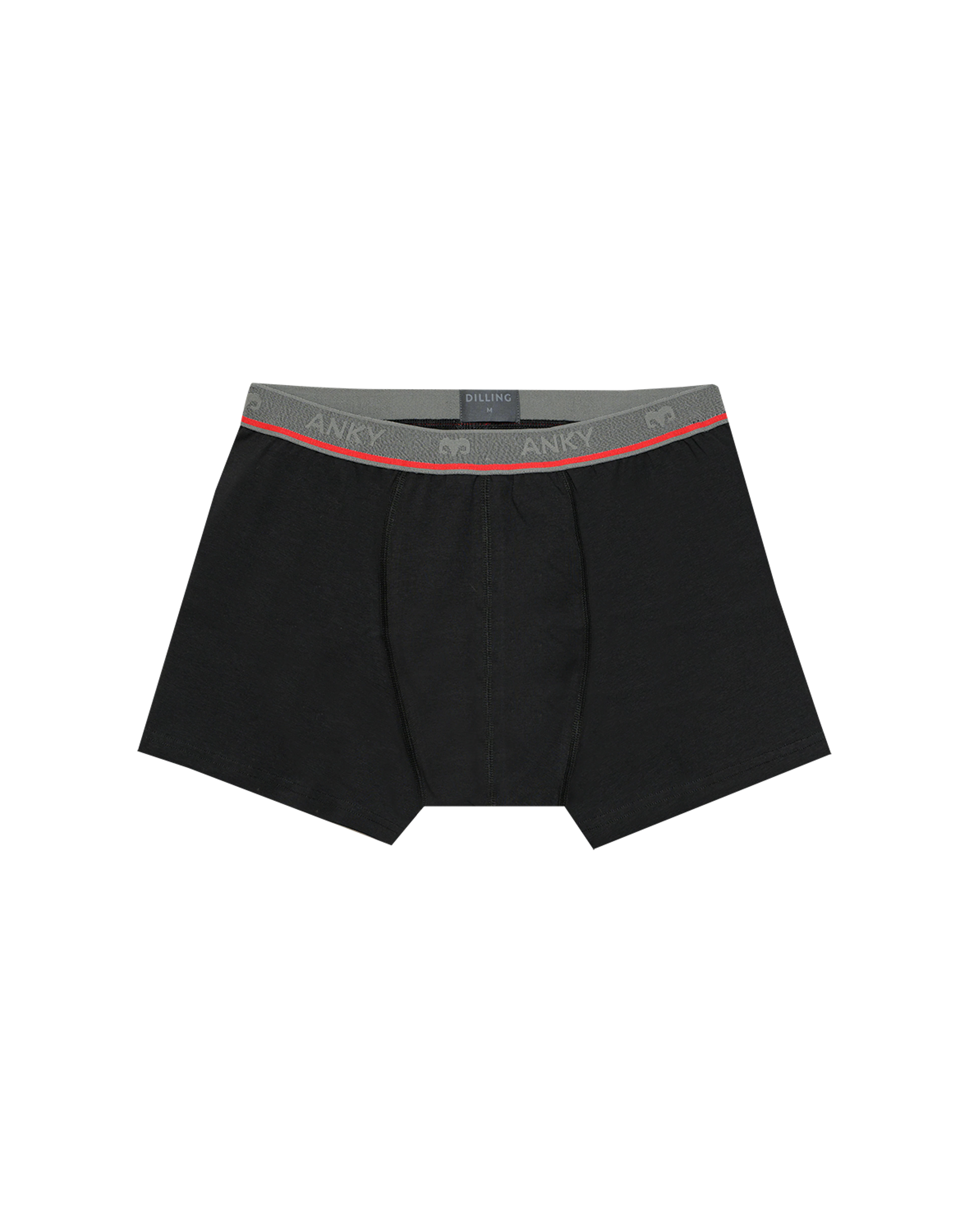 Boxer en coton pour homme - Noir - Dilling