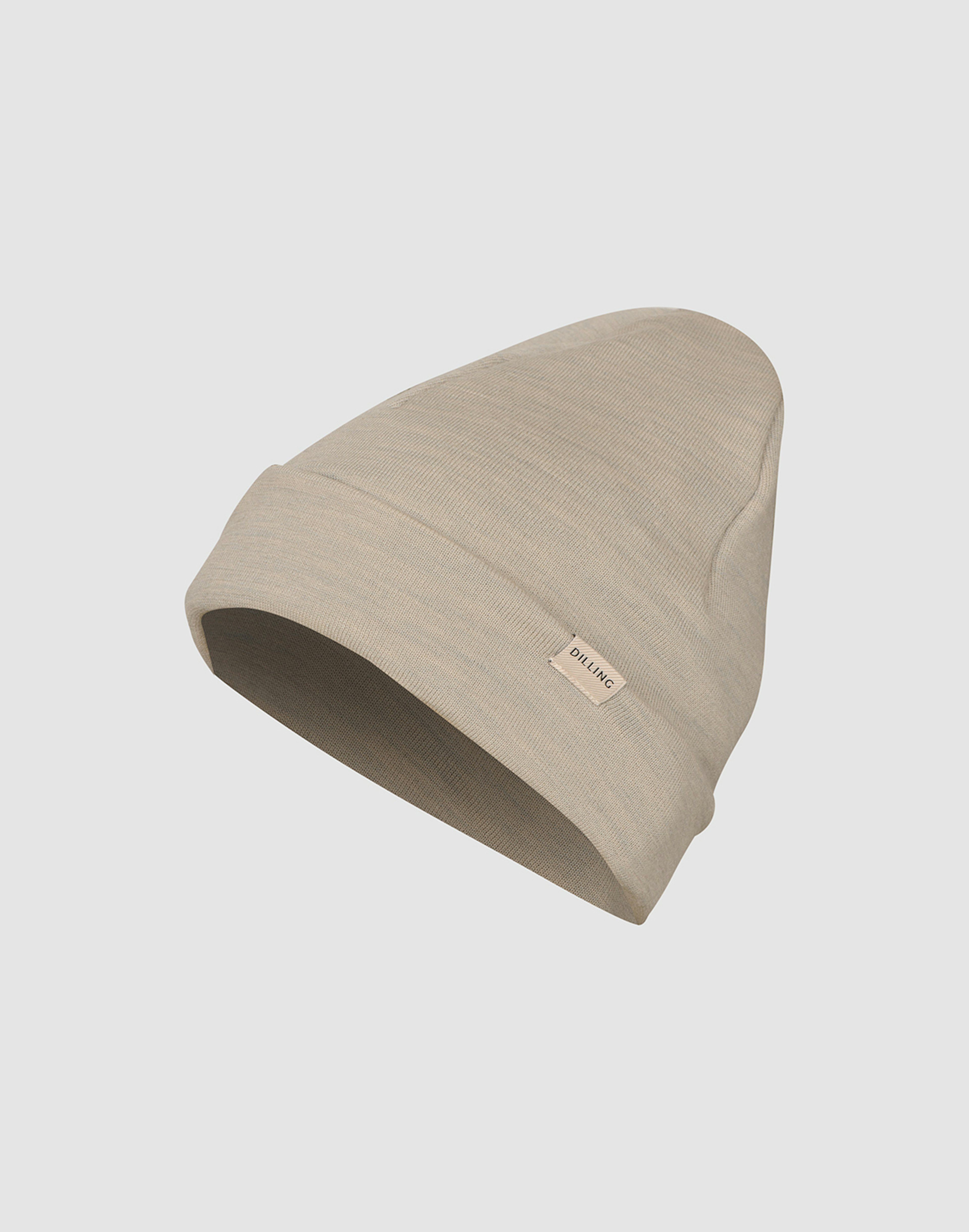 Children's merino wool terry hat - Moonstone