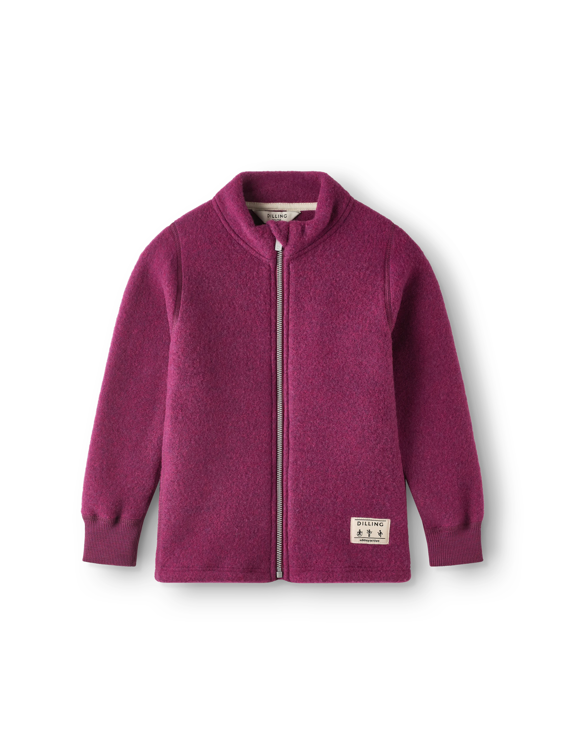 Children's merino wool fleece jacket - Free shipping - Dilling