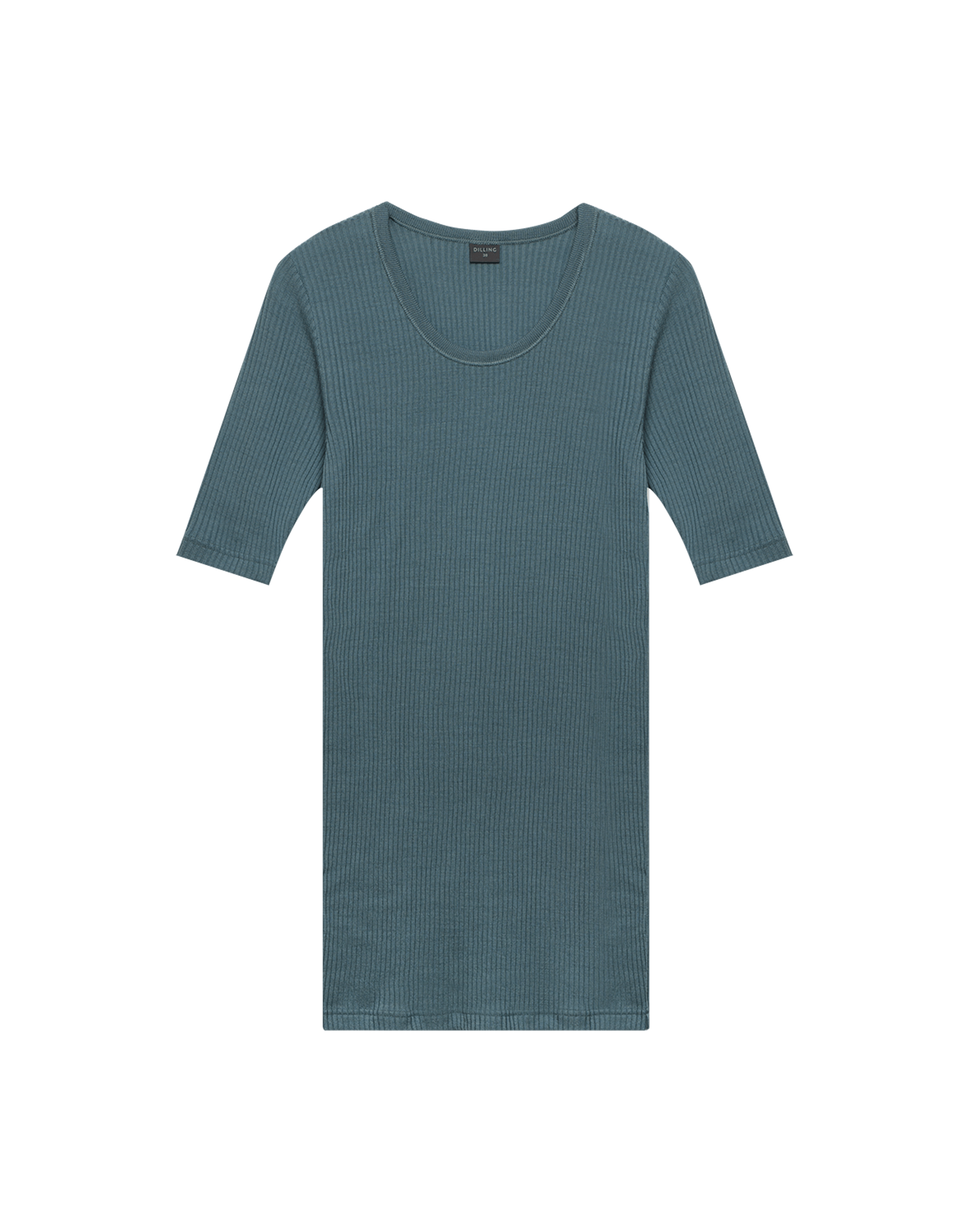 Women's merino wool T-shirt in Blue wild rye - £33.99 - Dilling