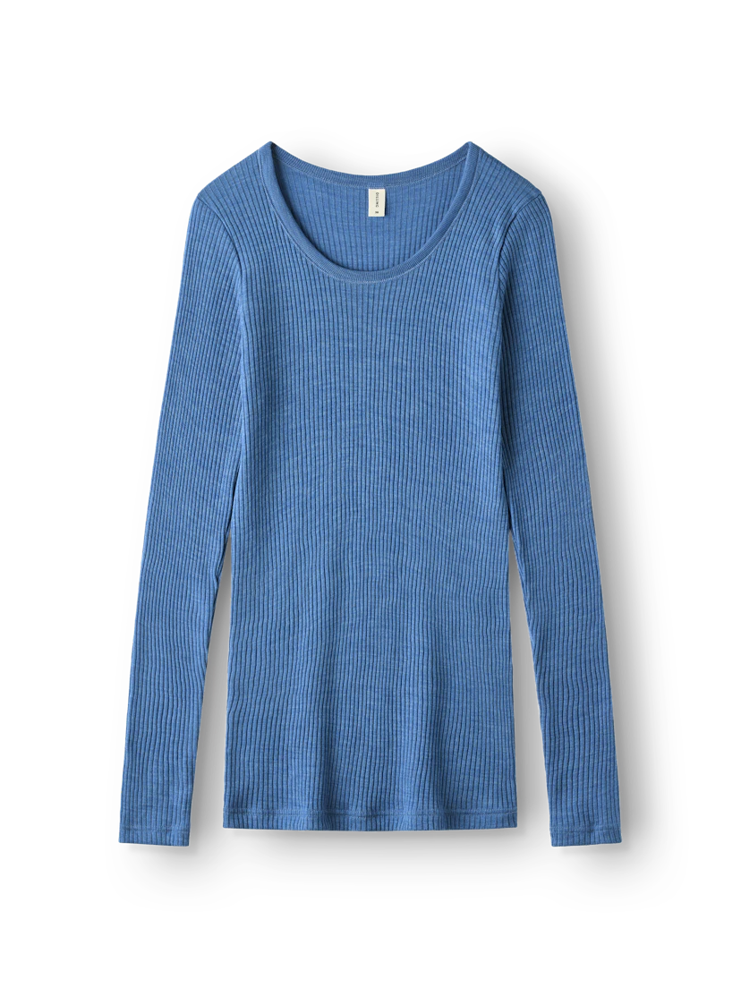 Women's merino wool long sleeve top - Free shipping - Dilling