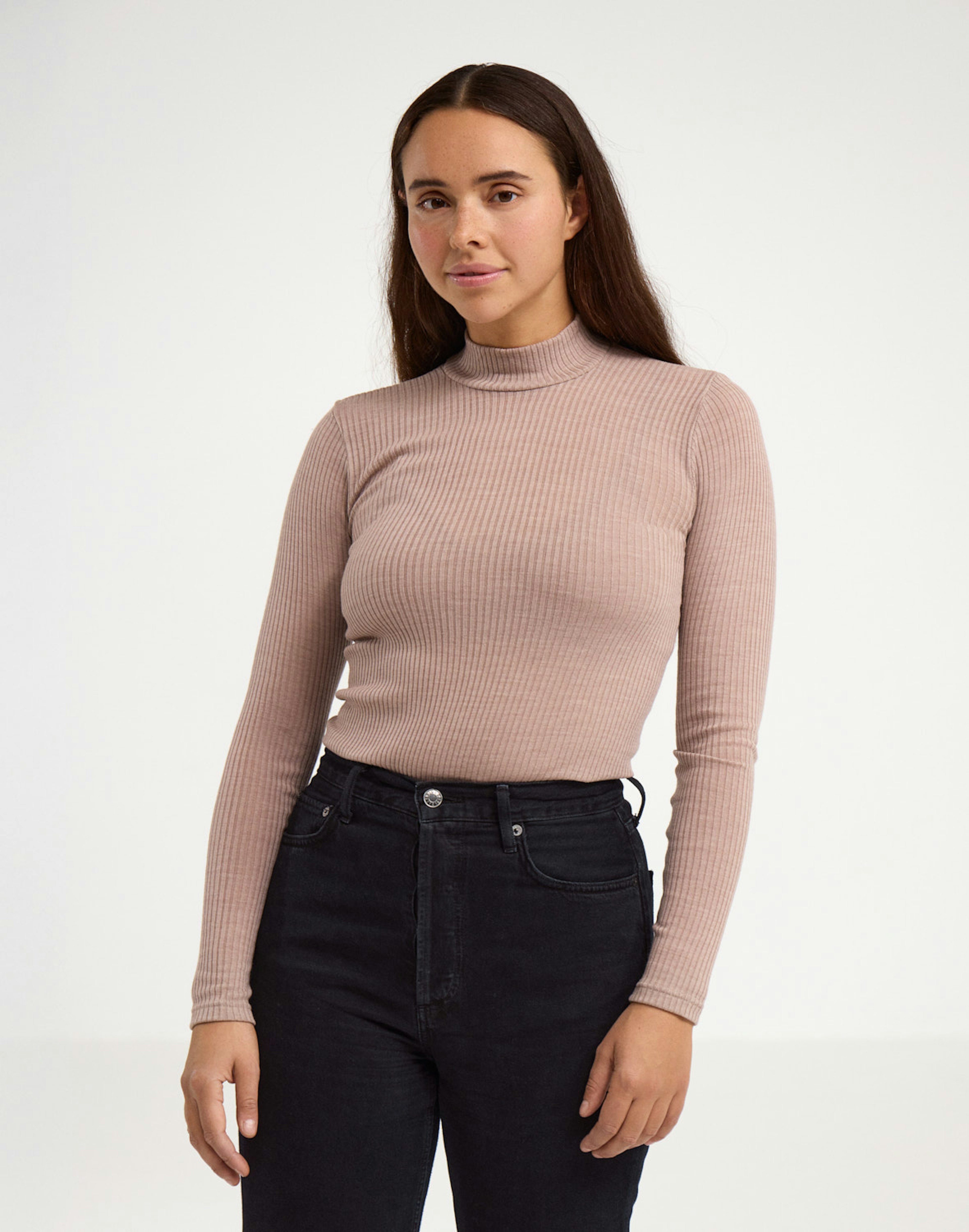Women's merino wool high neck top - £42.99 - Dilling