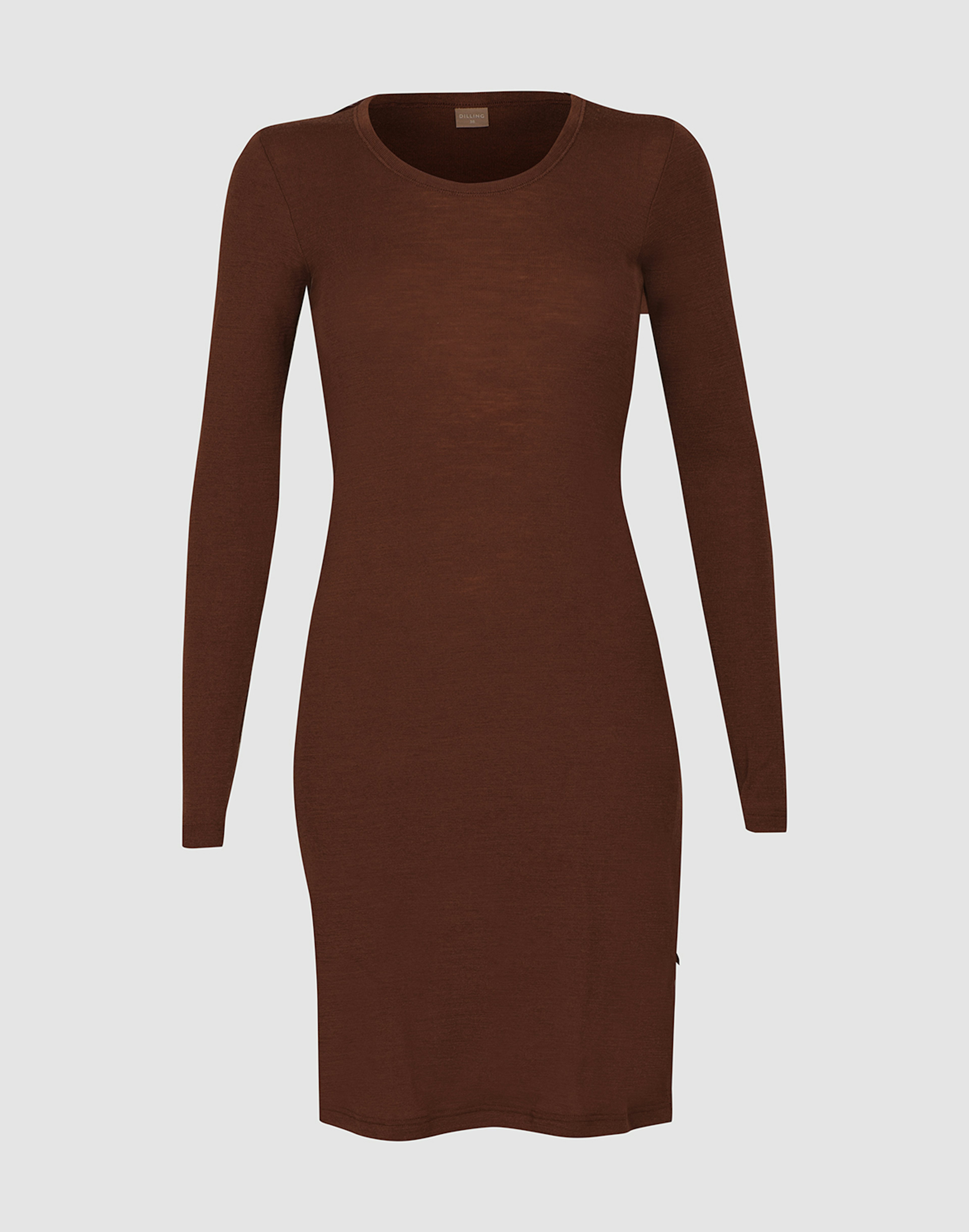 Women's merino wool long sleeve dress - £47.69 - Dilling