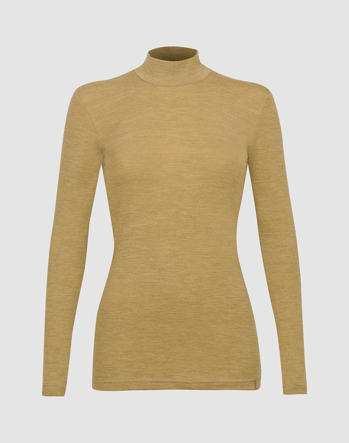 Bluse med høj hals i merinould til kvinder - 319.99 kr - Dilling