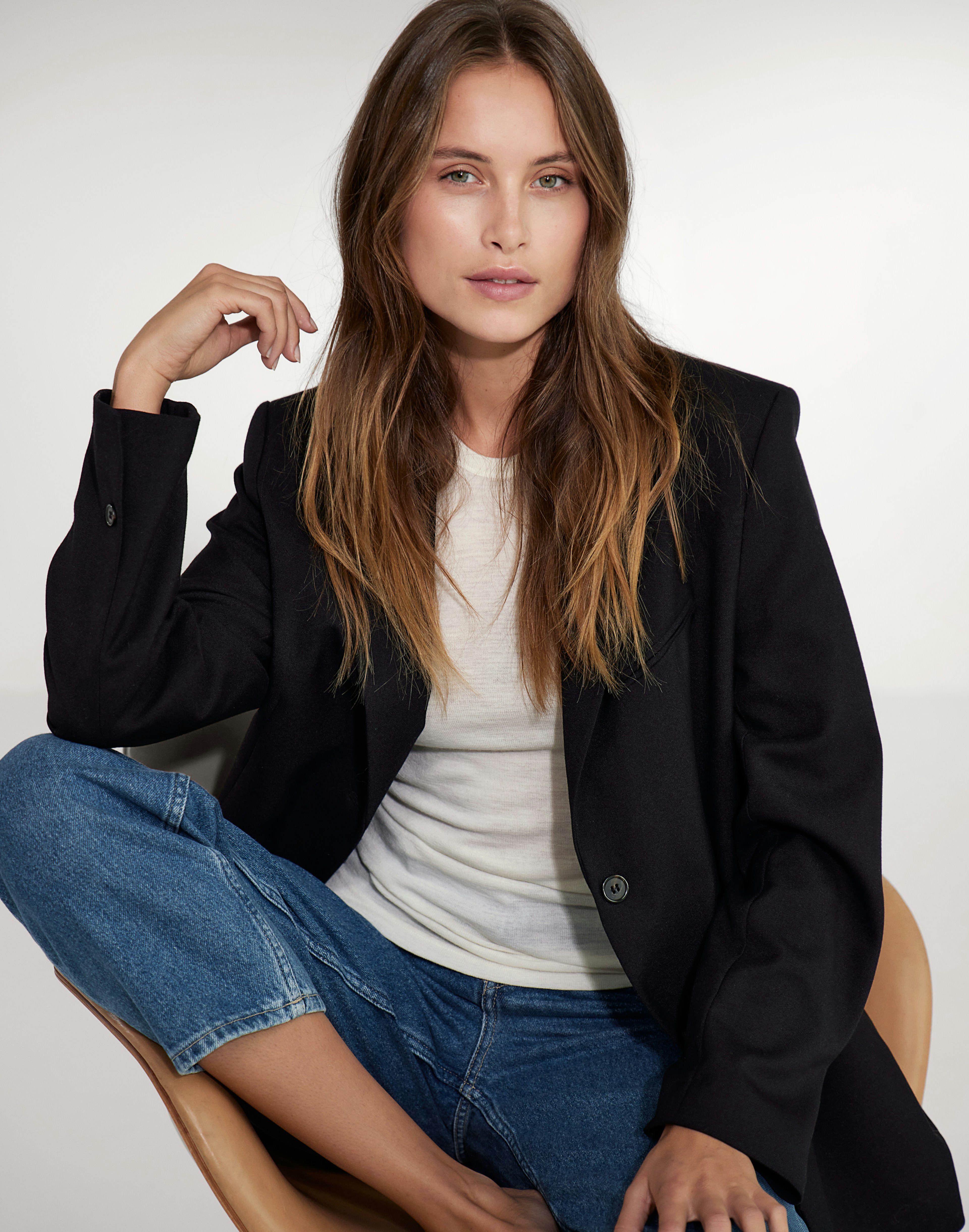 Women's merino wool tank top in Nature - £29.99 - Dilling