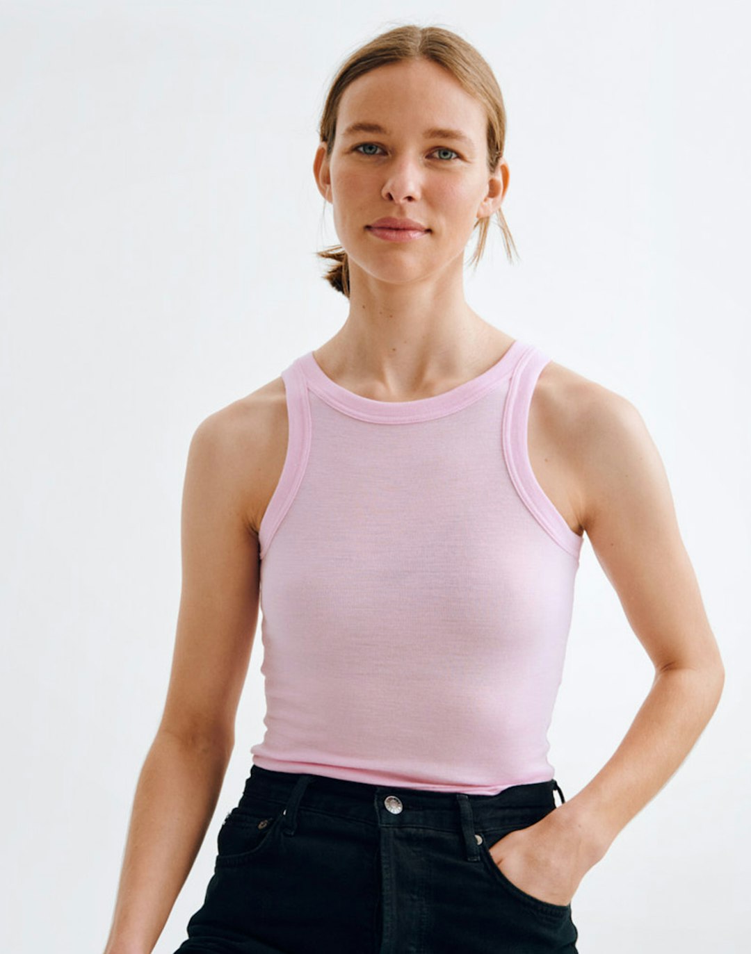 Women's merino wool/silk tank top - $53.99 - Dilling