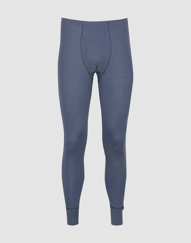 Men's merino wool long johns with fly - Free shipping - Dilling