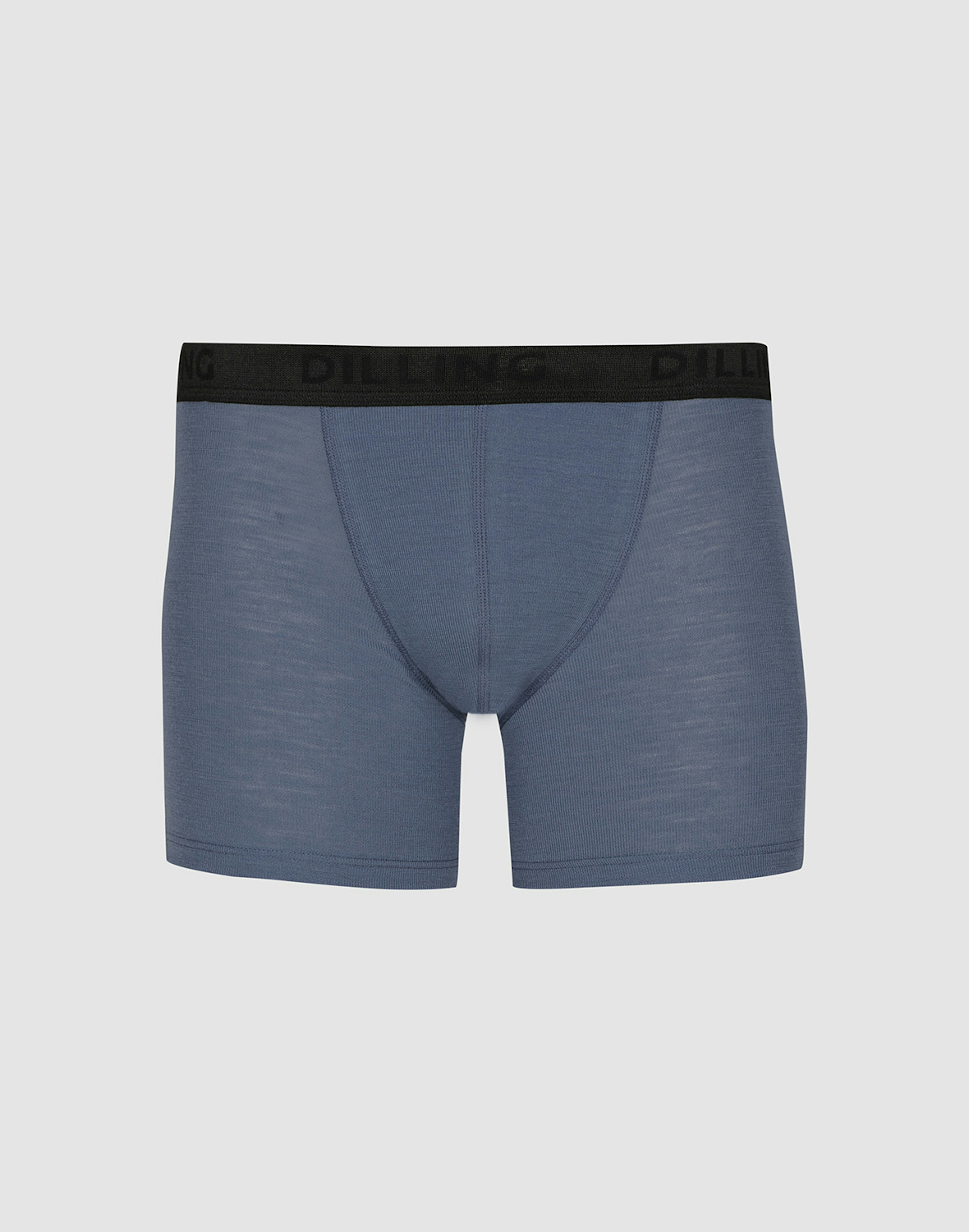 Men's merino wool boxer shorts in Thunder blue - $36.99 - Dilling