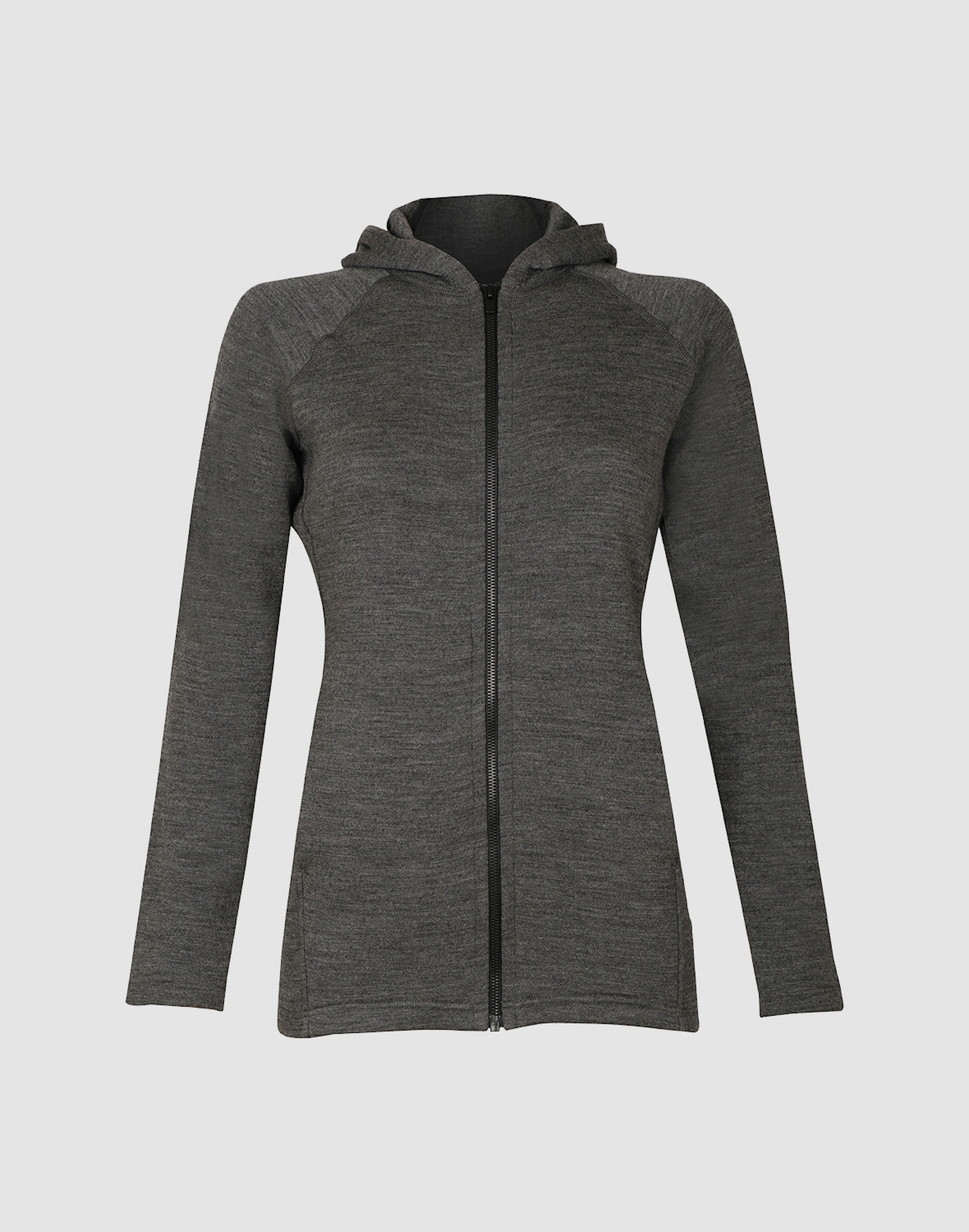 Women's merino wool terry hoodie - Free shipping - Dilling