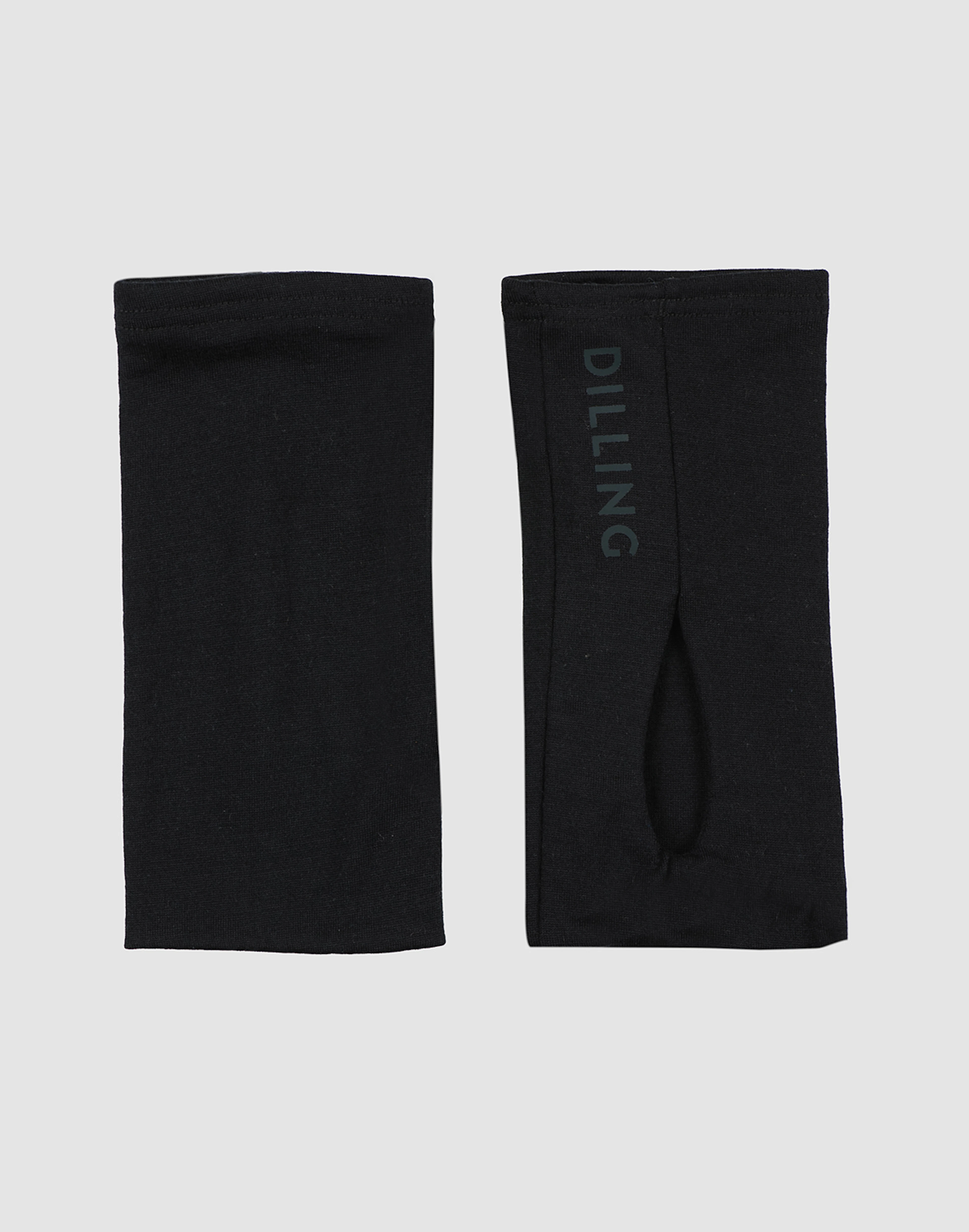 Women’s wrist gaiters in merino wool in Black - €24.99 - Dilling