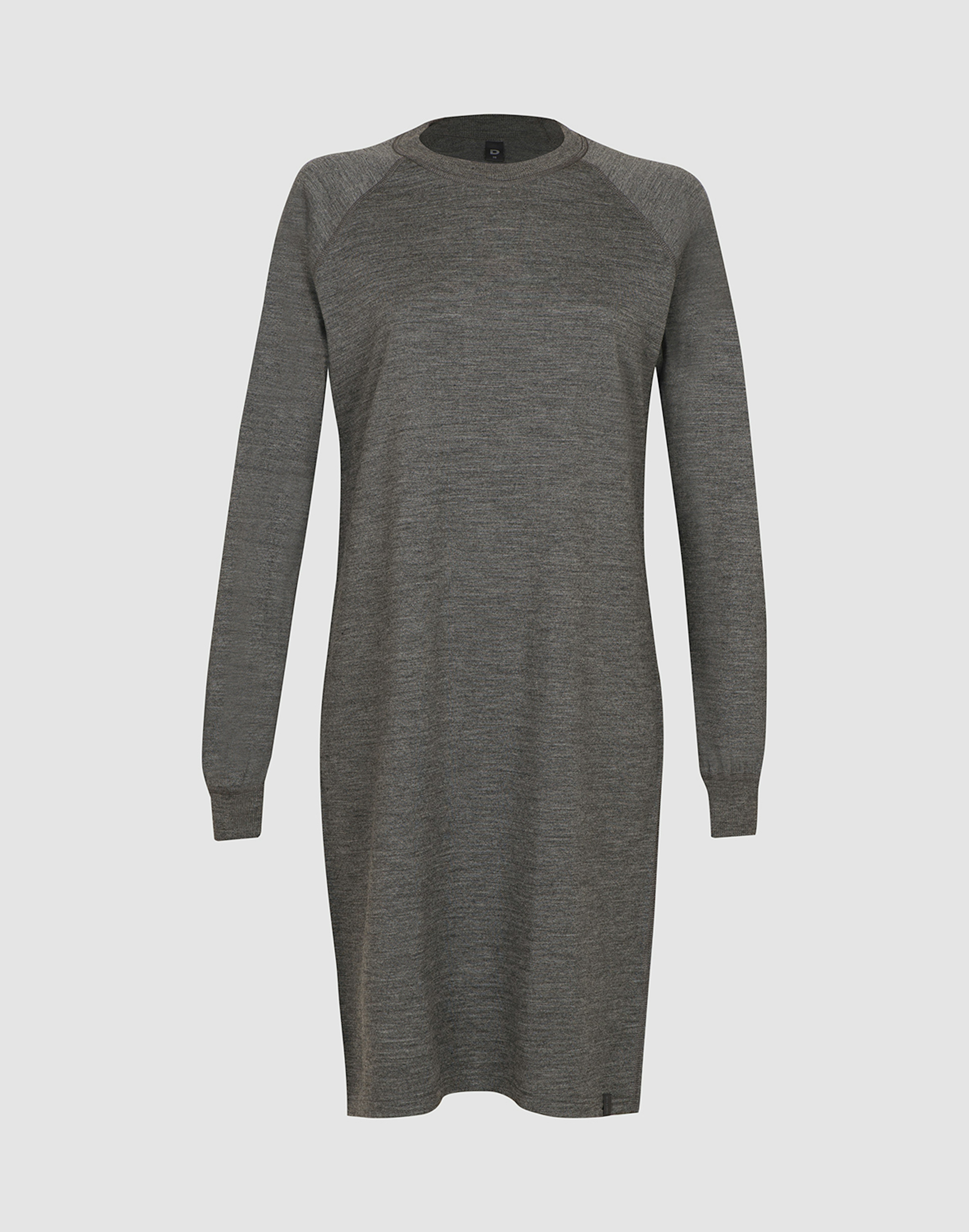 Women’s merino wool dress - Dark grey melange