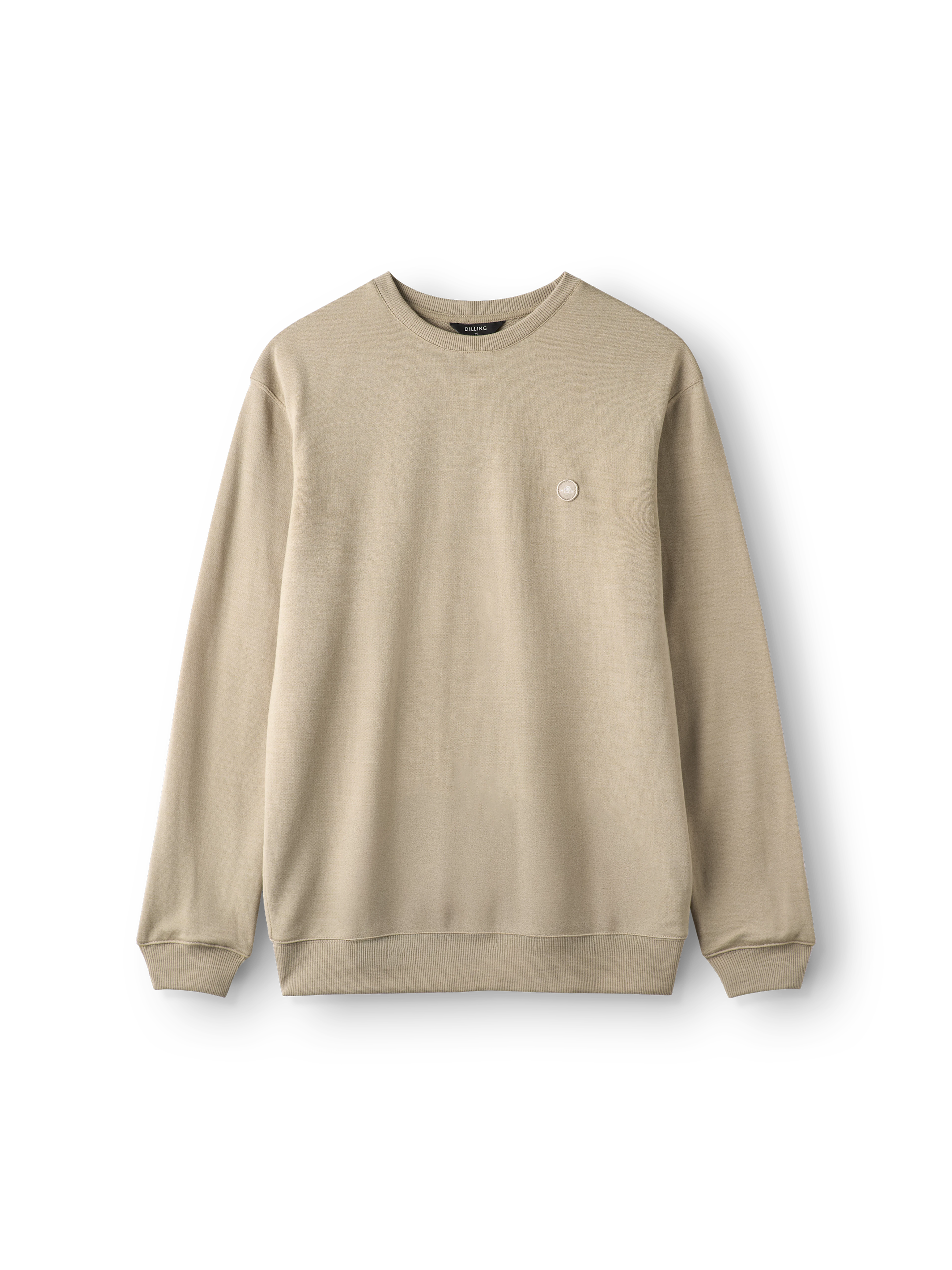 Men's merino wool sweatshirt in Beige - Free shipping - Dilling