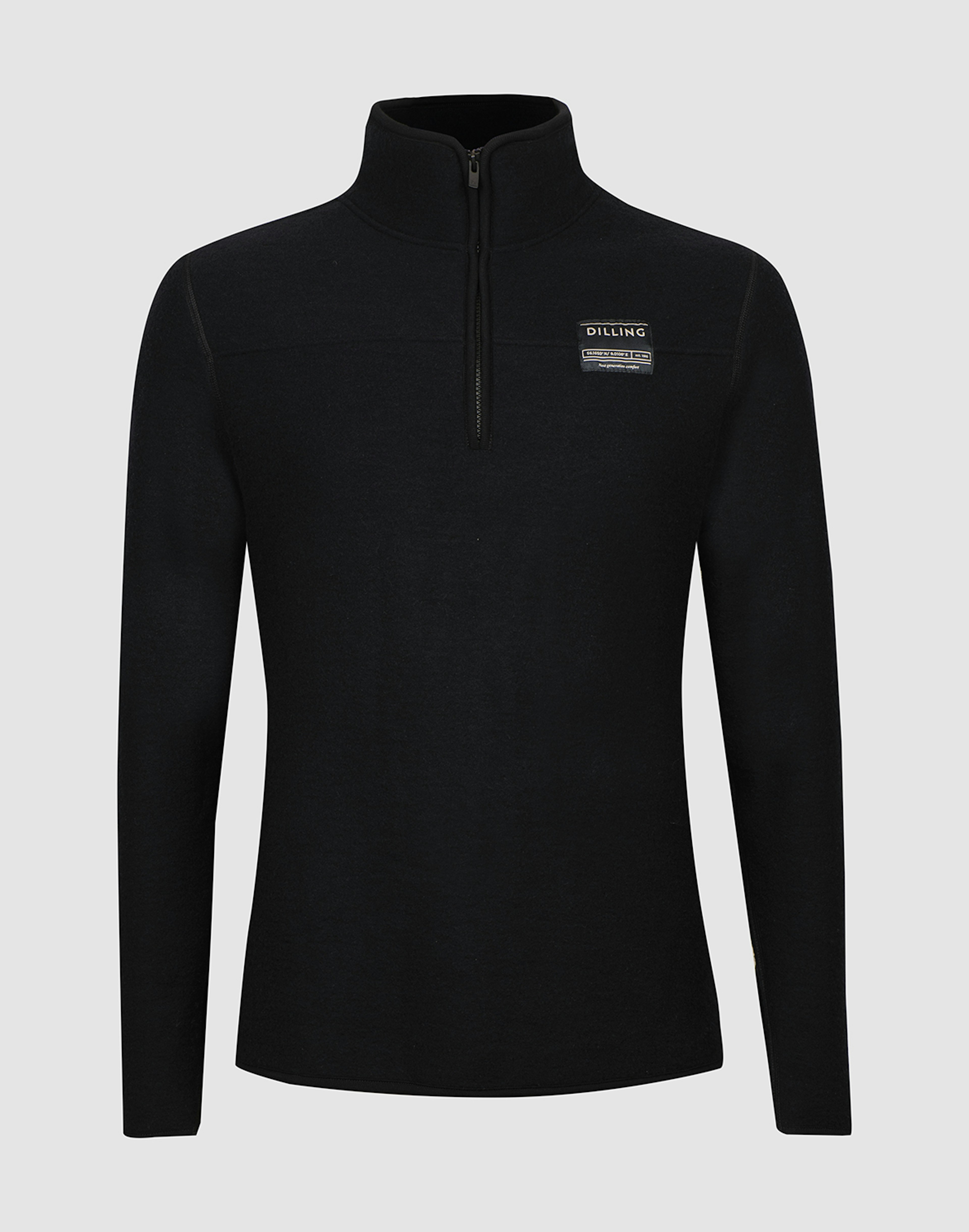 Men's merino wool fleece jacket - Free shipping - Dilling