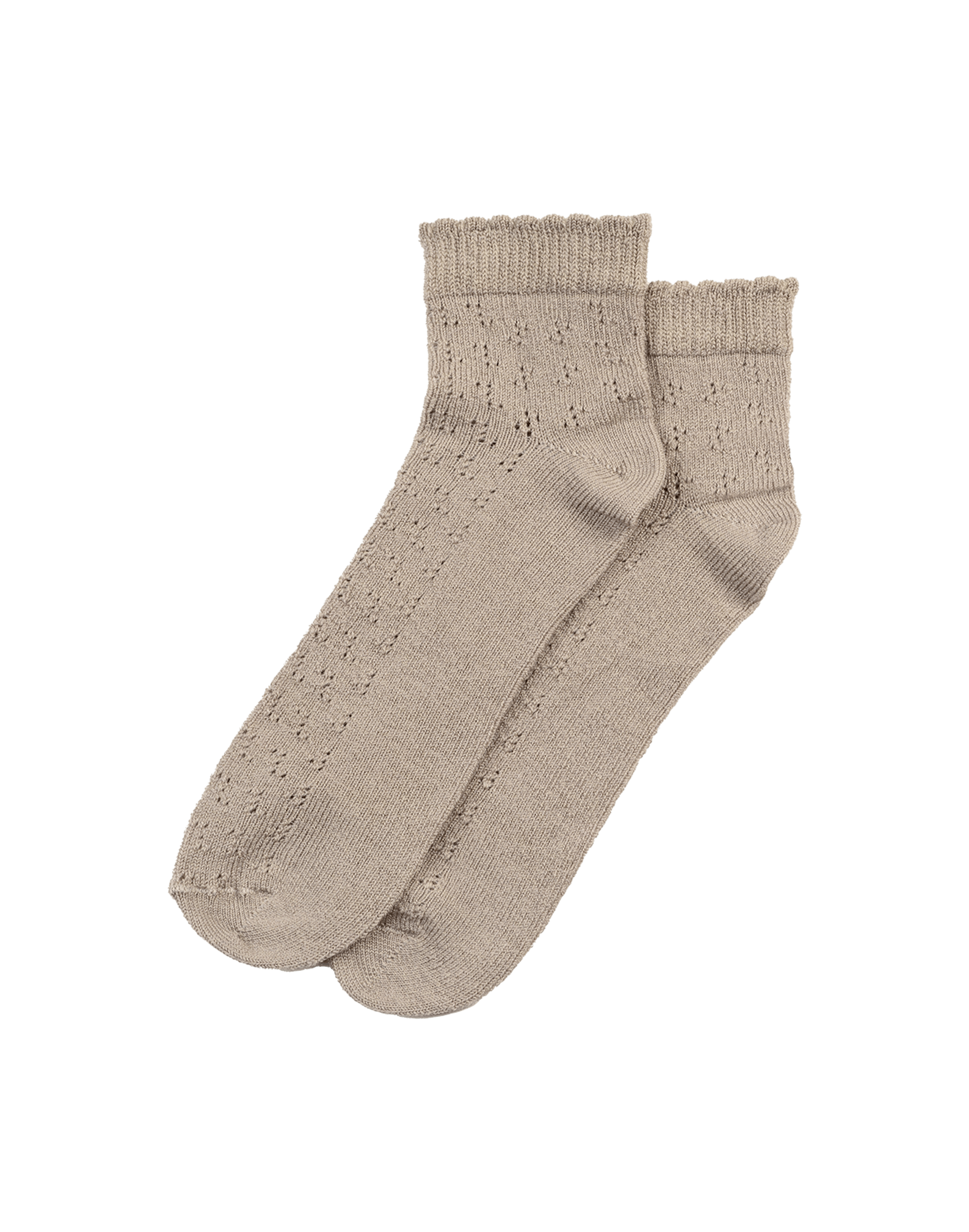 Women’s merino wool/silk pointelle socks - £13.99 - Dilling