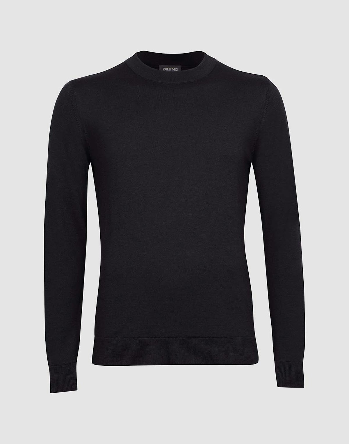 Crew neck i merinould til mænd - Gratis Fragt - Dilling